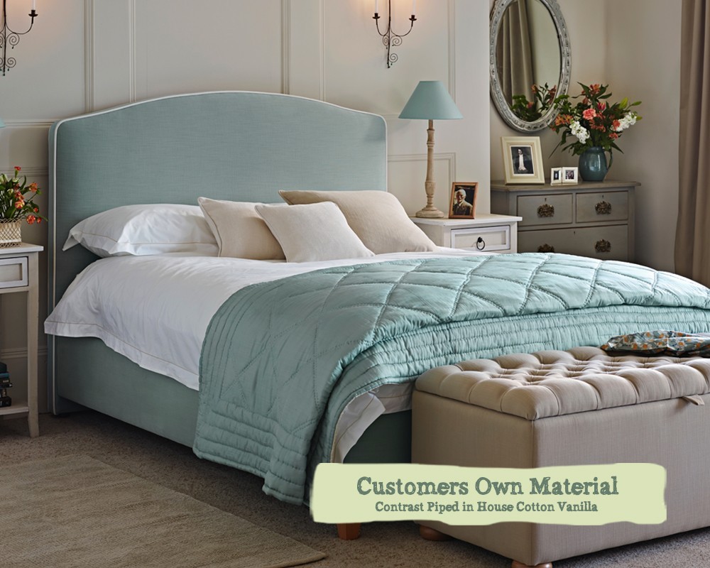 Super King Curved Caldey Bed - Made to order - Free delivery over £500