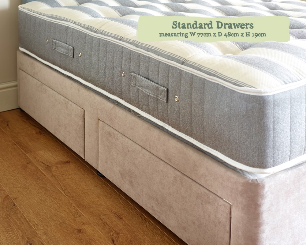 4ft 6ins Double Jersey Divan Base – FREE Delivery