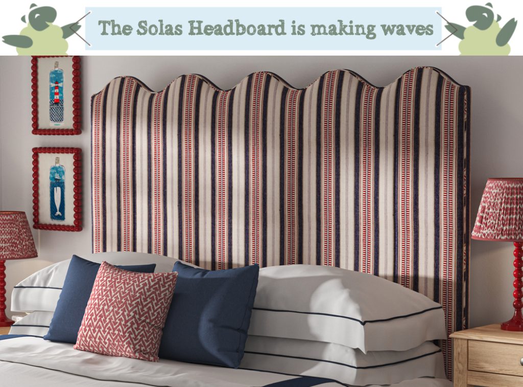 Solas Scallop Wave Headboard | The Headboard Workshop Bedroom Design Advice